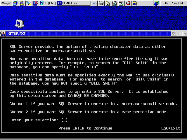 SQL Server 1.0 — Benjamin Pagani